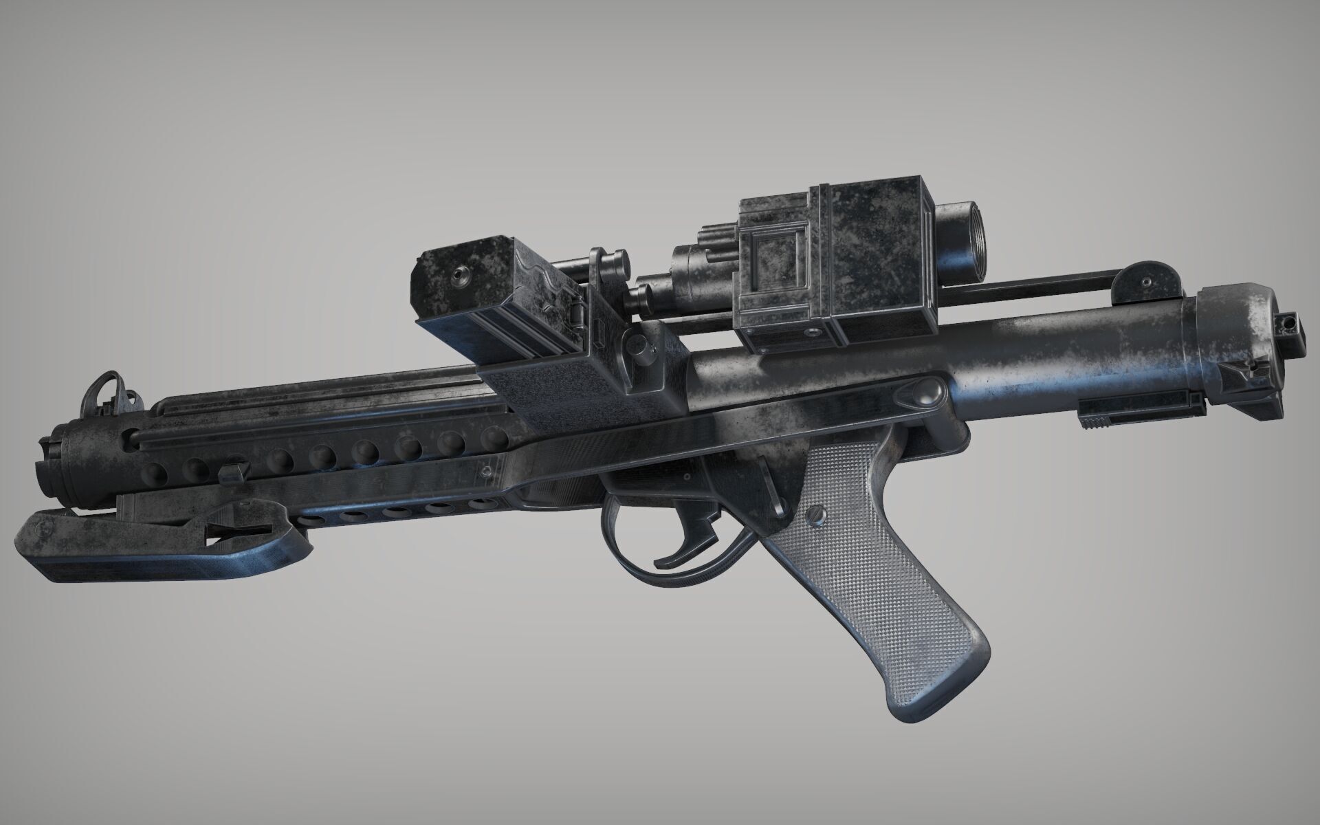 E-11 BLASTER FROM ROGUE ONE 1 to 1 Scale 3D model 3D printable | CGTrader