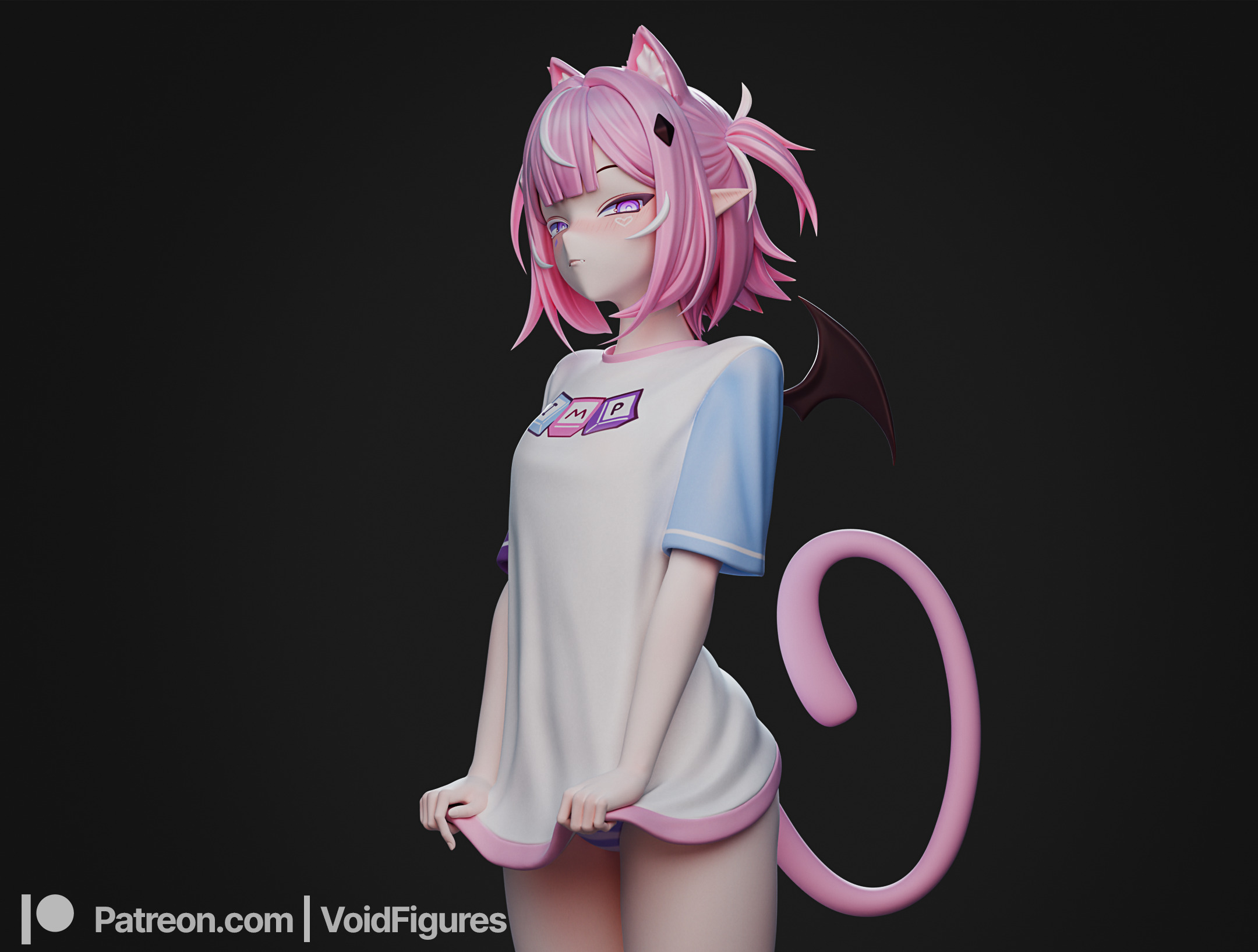 Camila Vtuber Figure 3D model 3D printable | CGTrader