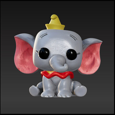 Dumbo funko pop free 3D model 3D printable | CGTrader
