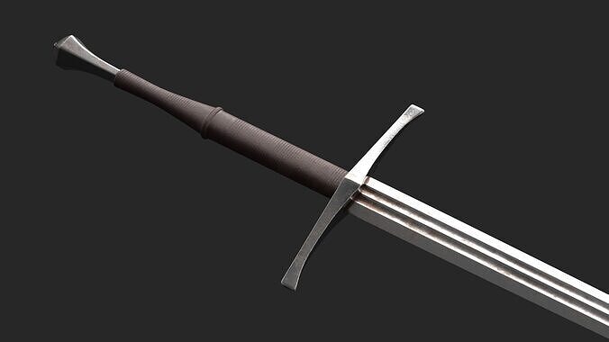 Olbrecht Medieval Sword free VR / AR / low-poly 3D model | CGTrader