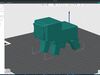 Minecraft-Inspired Blocky Baby Sheep 3D model 3D printable | CGTrader