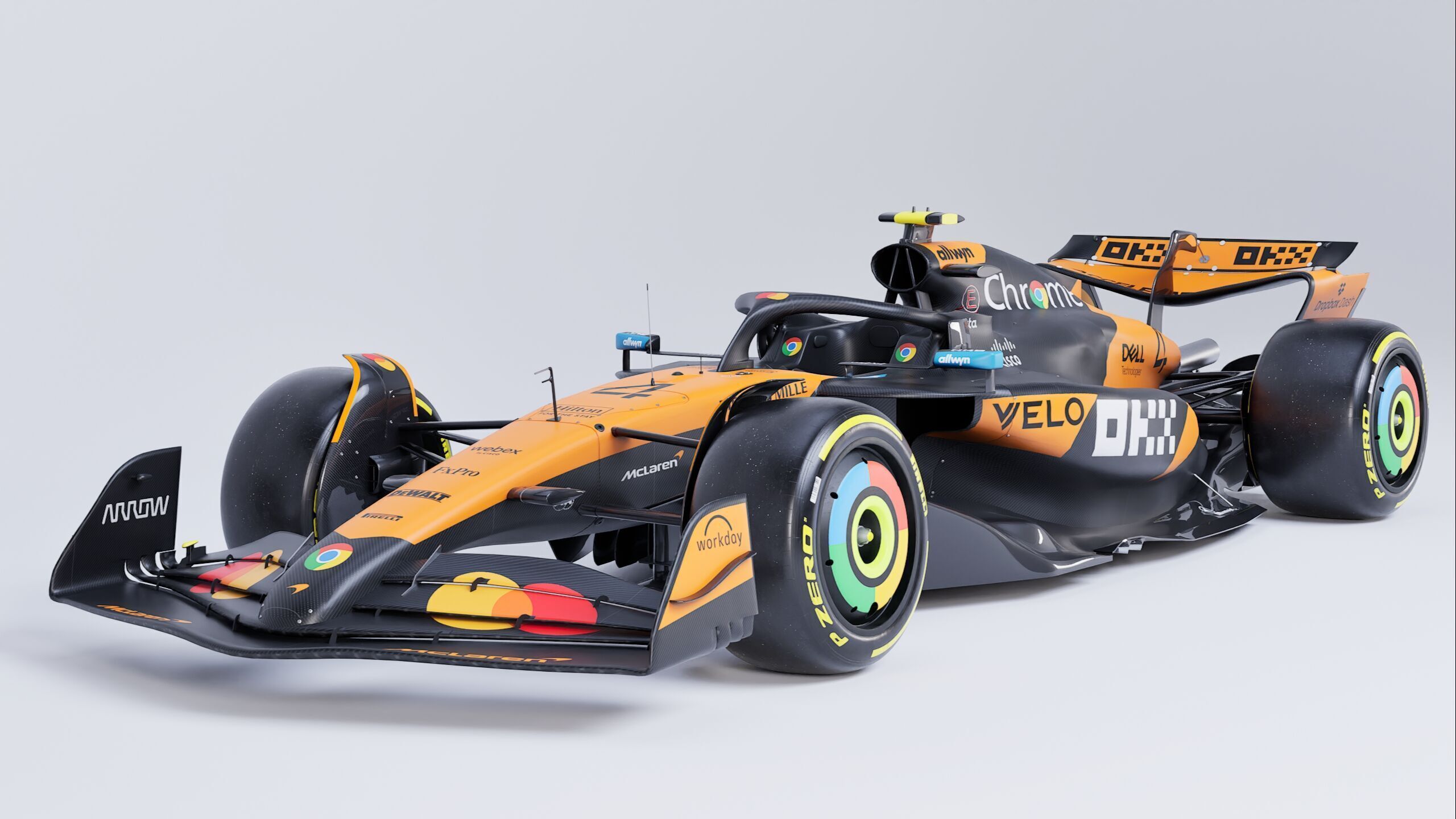 3D model F1 2025 Mclaren MCL39 Formula 1 Race Car Low-poly 3D model VR ...