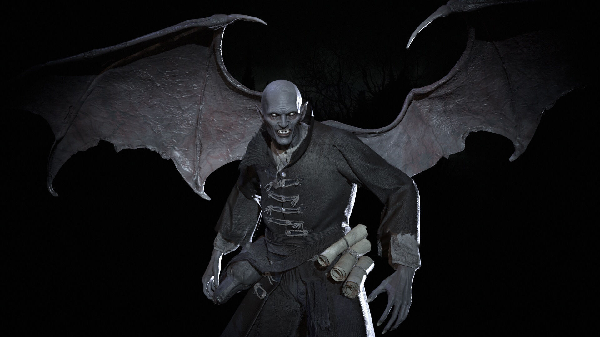 3D model Nosferatu VR / AR / low-poly | CGTrader