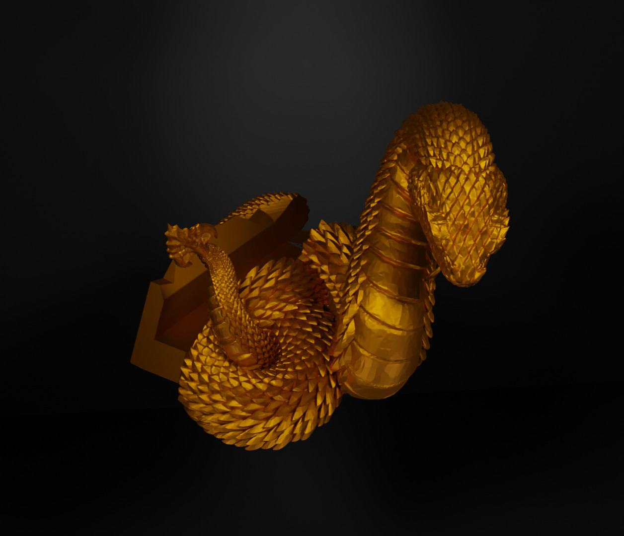 Snake Console Holder 3D Model - Vip Snake Game Controller Stand 3D ...