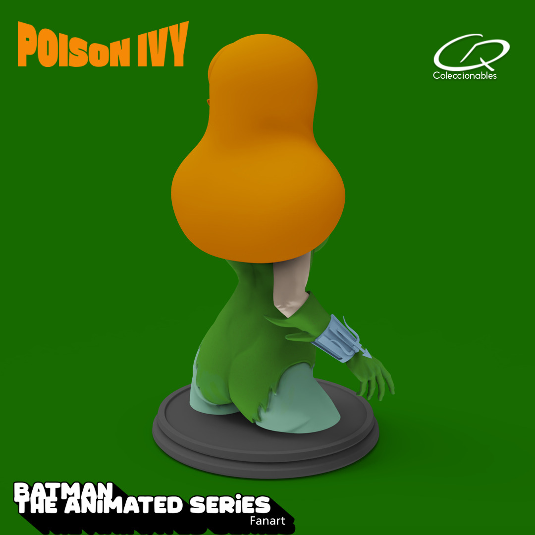Poison Ivy - Batman Animated Series Fanart - 3d print 3D model 3D ...