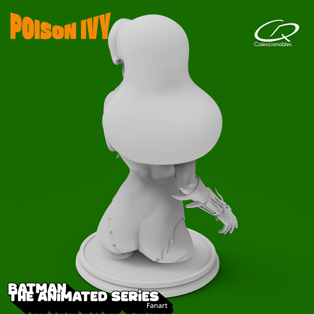 Poison Ivy - Batman Animated Series Fanart - 3d print 3D model 3D ...