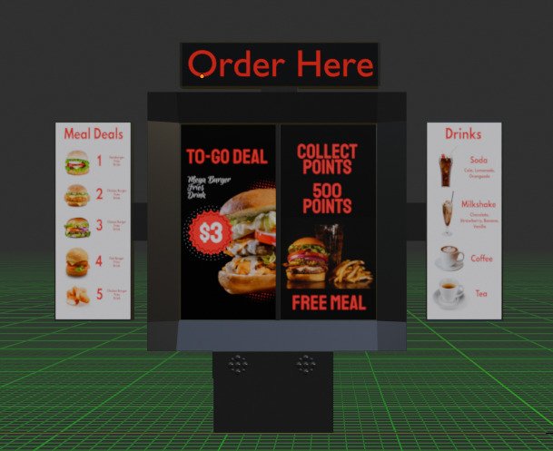 Fast Food Intercom drive-thru free VR / AR / low-poly 3D model | CGTrader