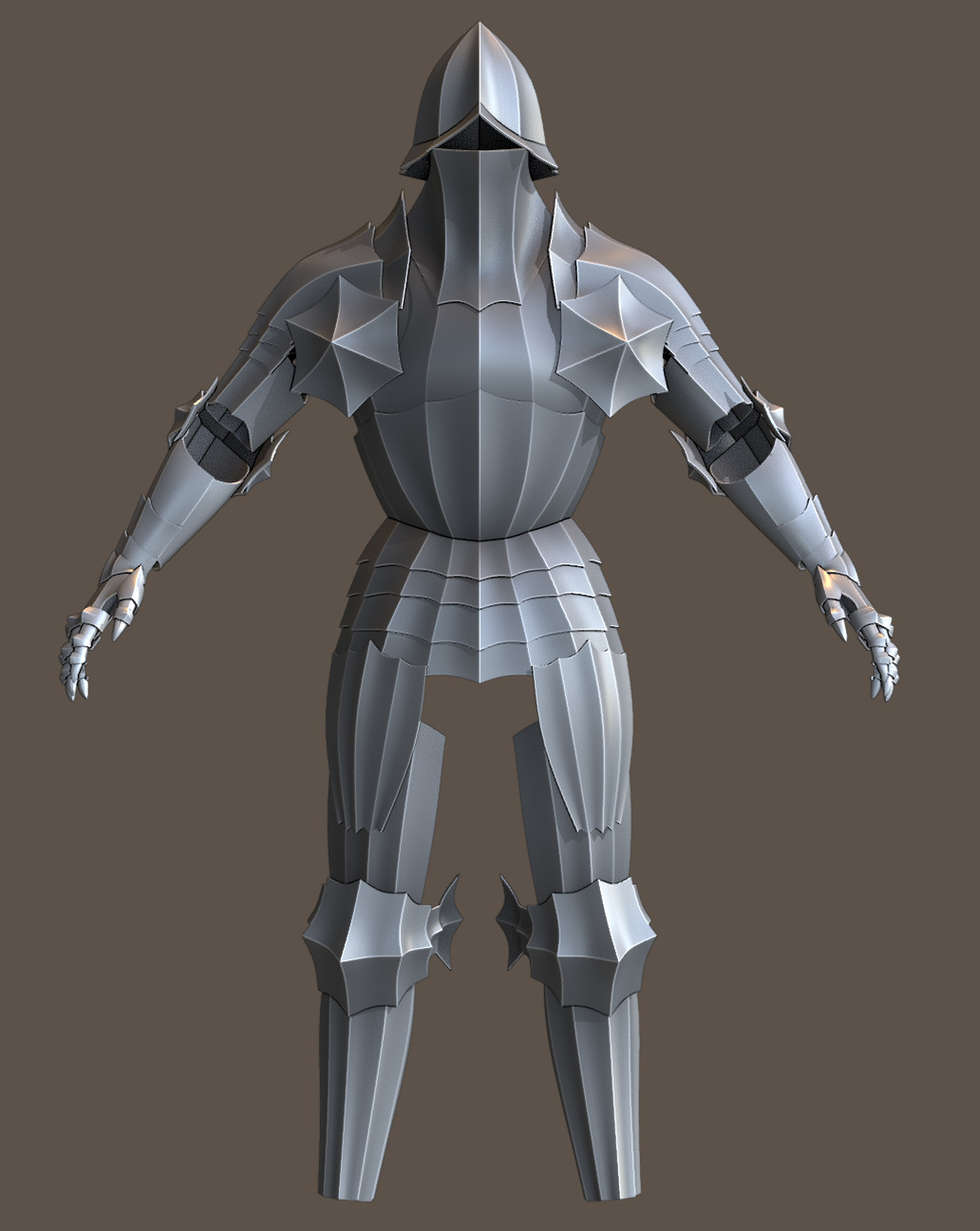 Gothic inspired fantasy armor base free 3D model | CGTrader