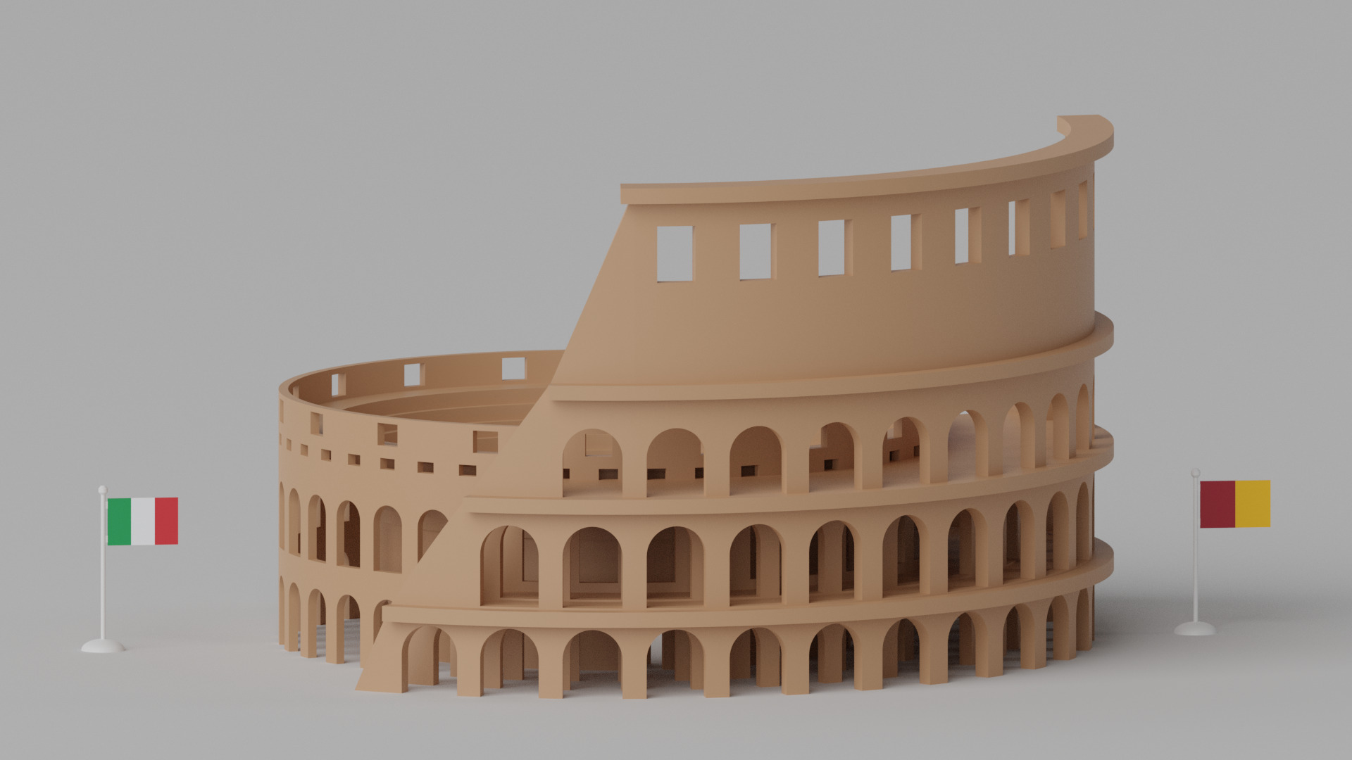 Roman Colosseum Rome Italy 3D model | CGTrader