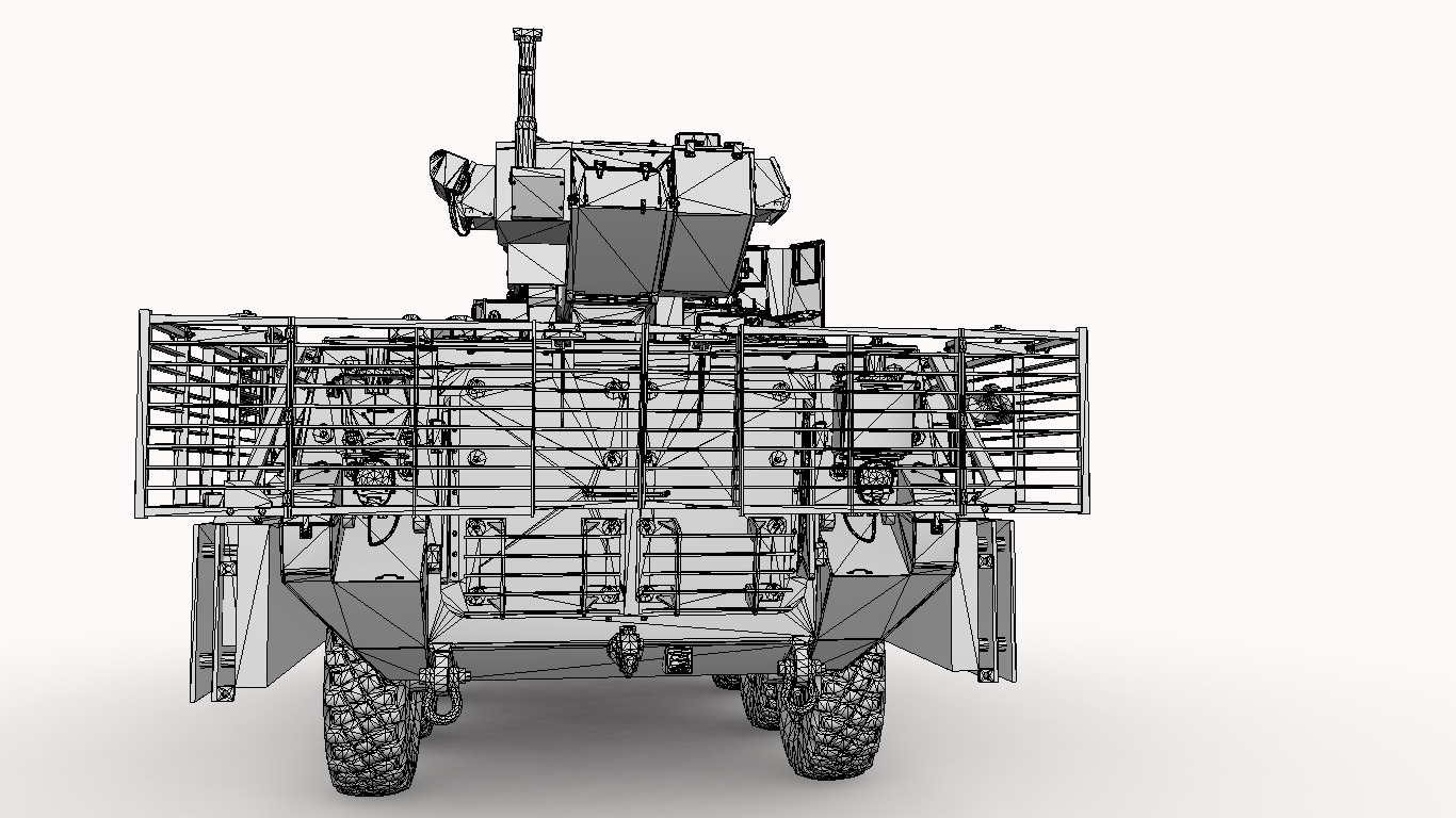 3D model m1128 stryker 8x8 VR / AR / low-poly | CGTrader