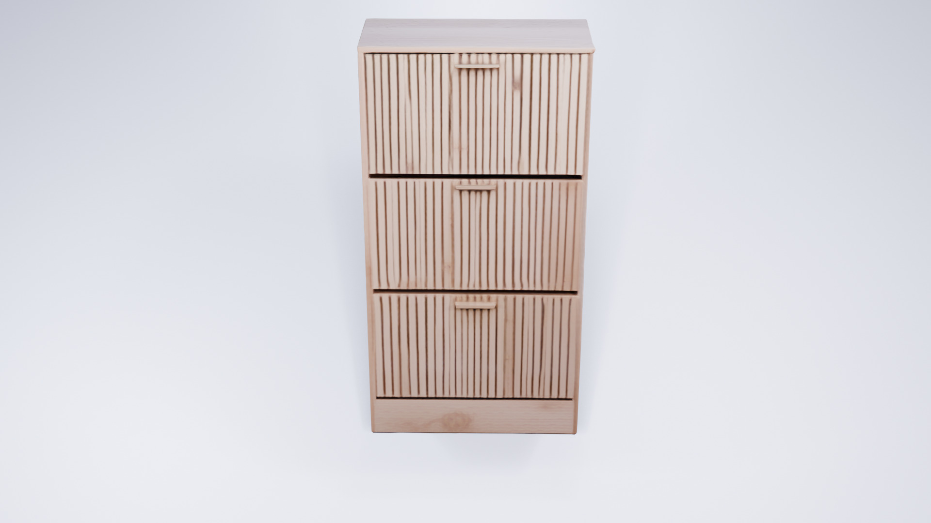 Low Poly Tall Wardrobe with Drawers - Stylized Static Model 3D model ...