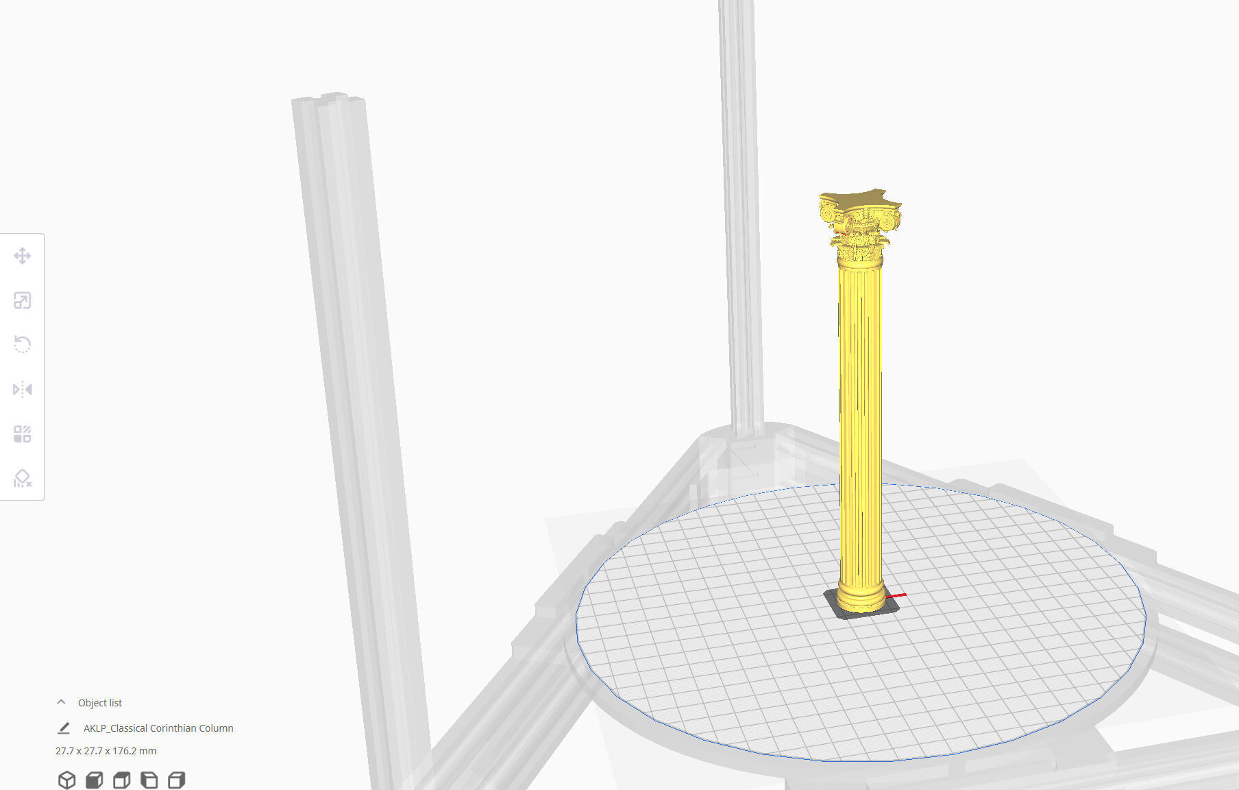 Classical Corinthian Column 3D model | CGTrader