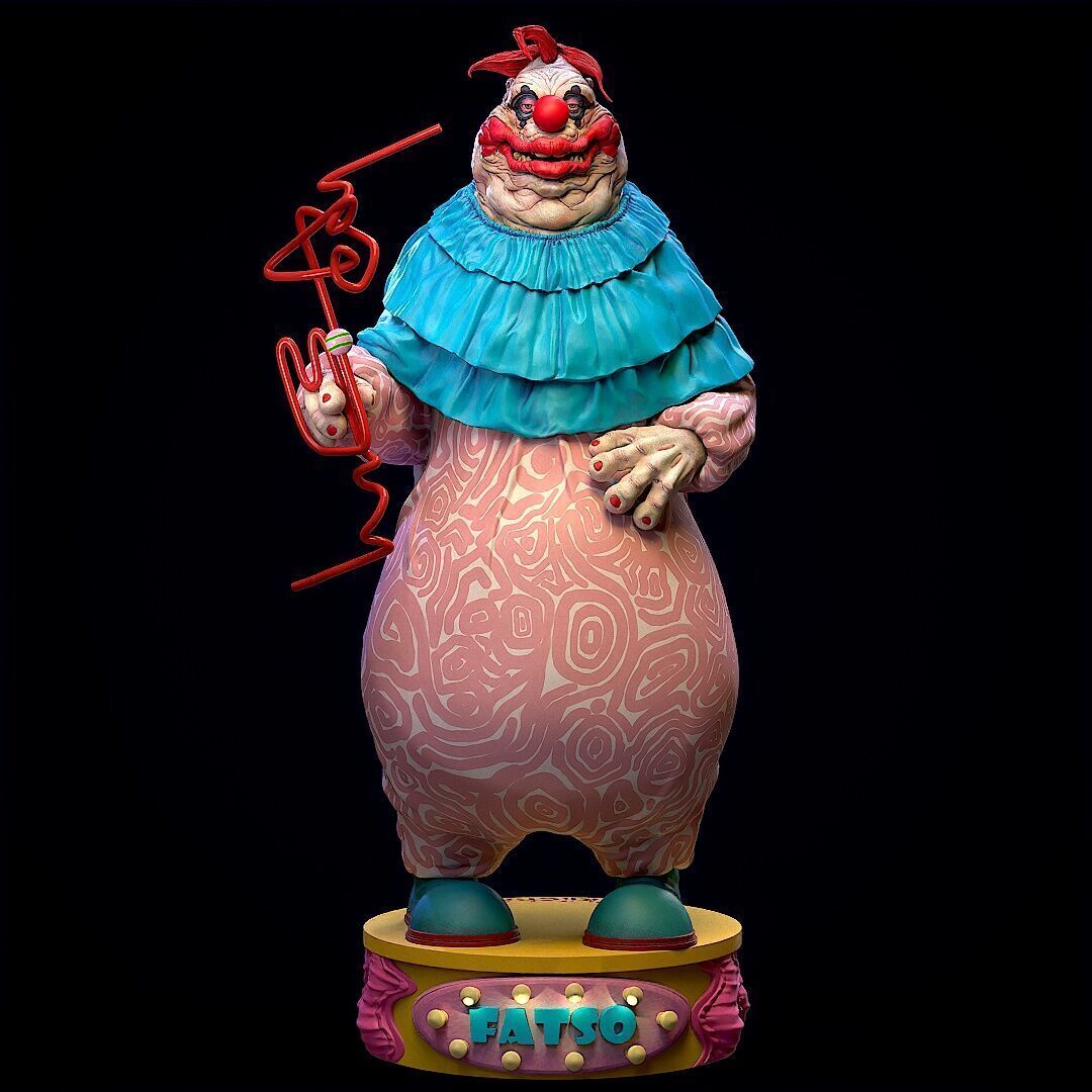 Fatso Killer Klown from outer space 3D model 3D printable | CGTrader
