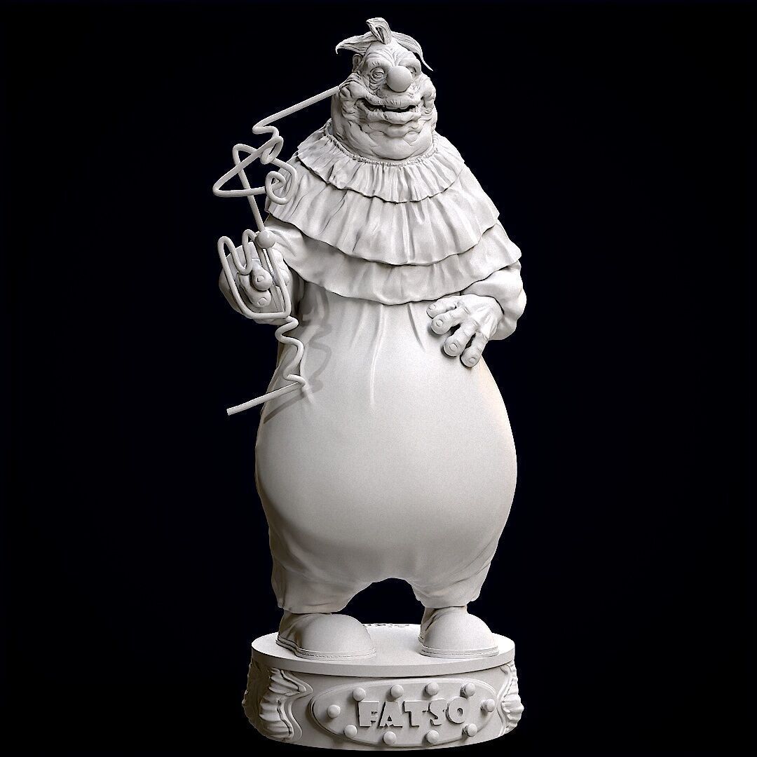 Fatso Killer Klown from outer space 3D model 3D printable | CGTrader