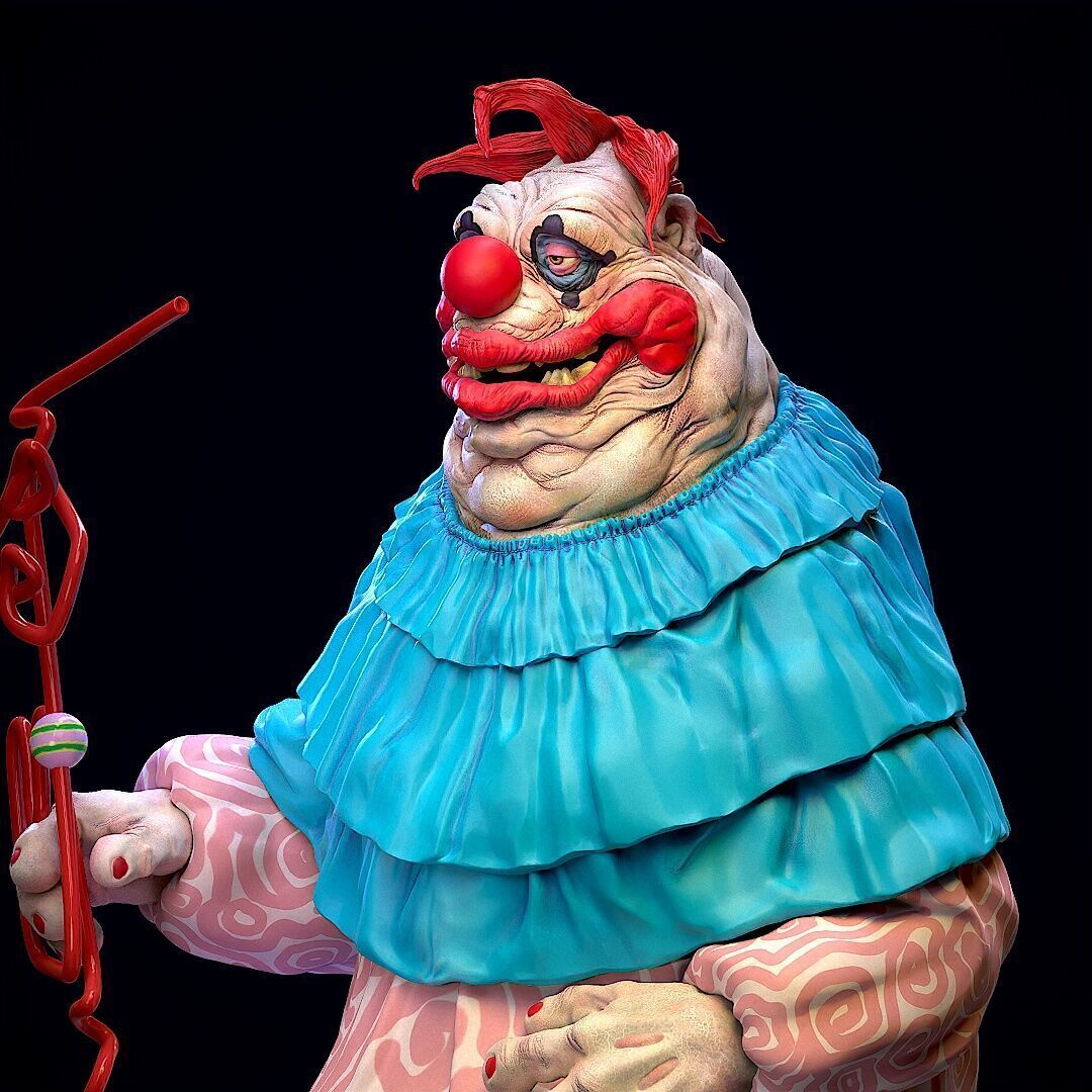 Fatso Killer Klown from outer space 3D model 3D printable | CGTrader