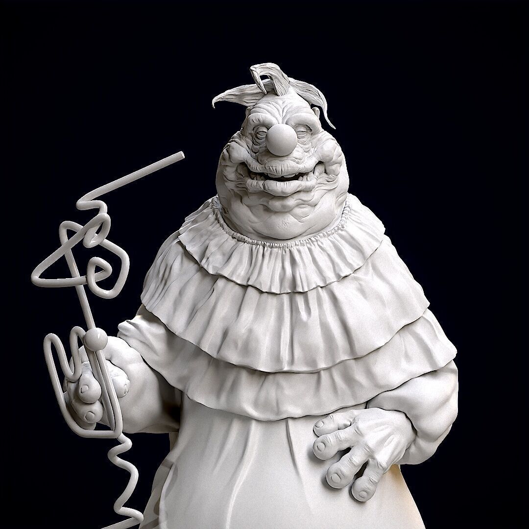 Fatso Killer Klown from outer space 3D model 3D printable | CGTrader