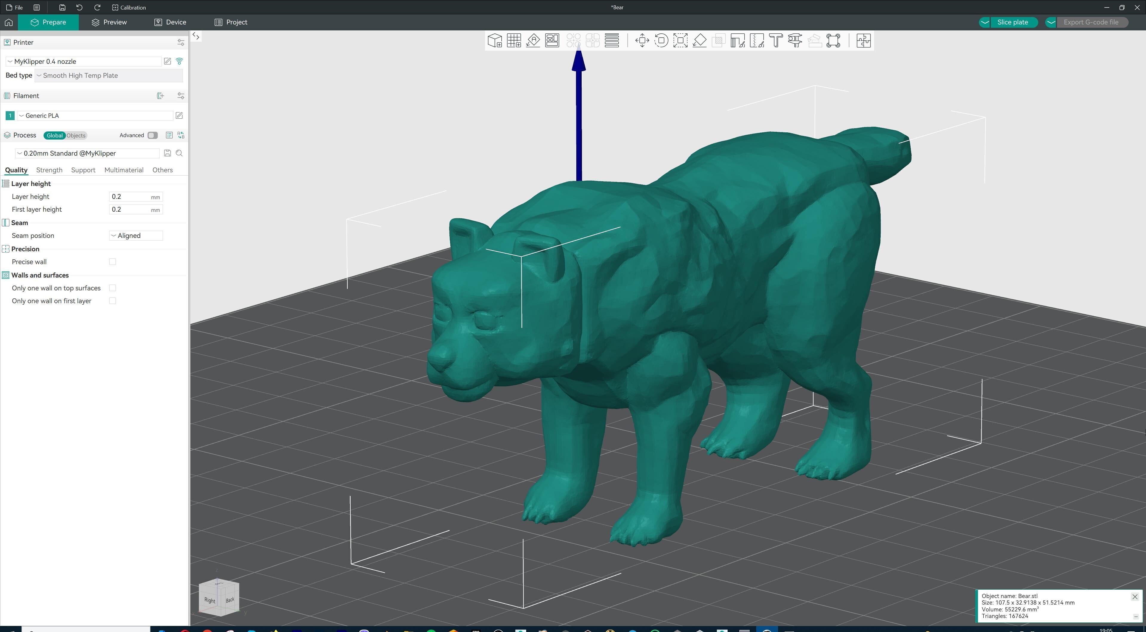 Minecraft-Inspired Bear 3D model 3D printable | CGTrader