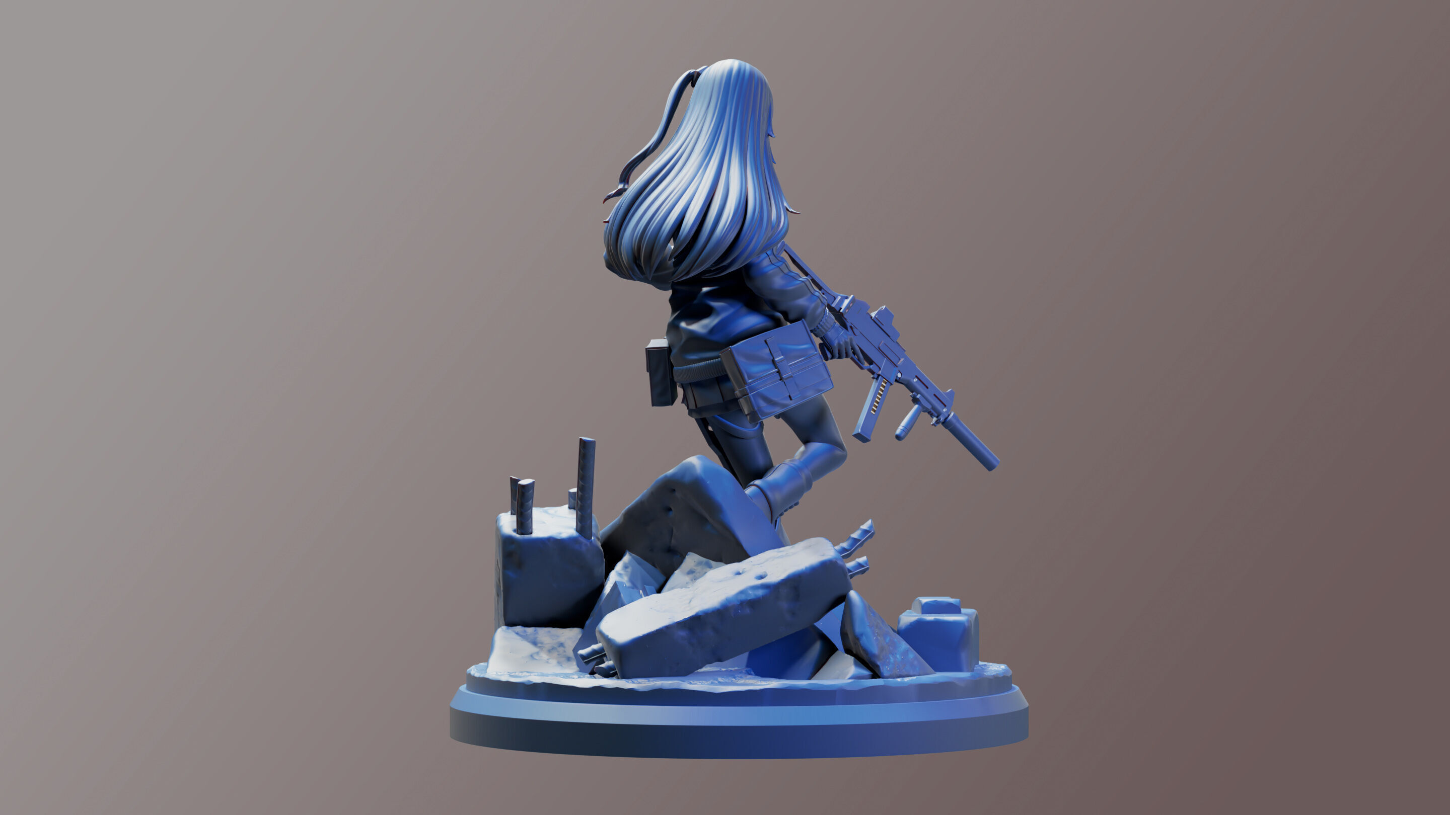 Ump45 - Girls Frontline 3D model 3D printable | CGTrader
