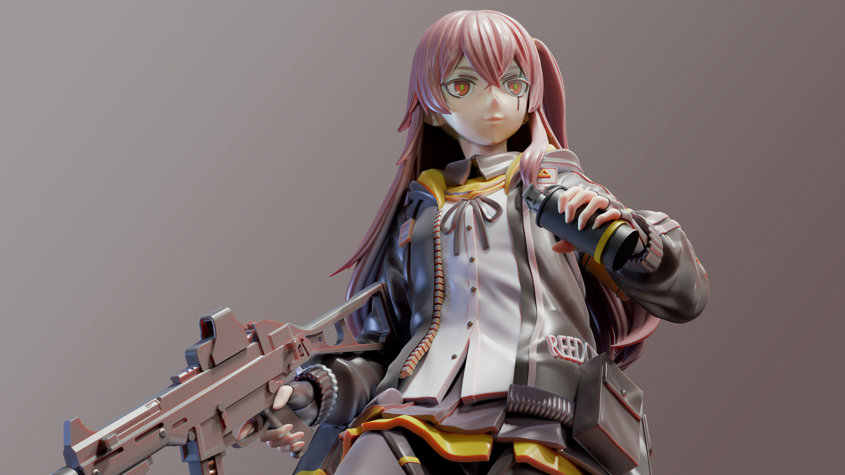 Ump45 - Girls Frontline 3D model 3D printable | CGTrader