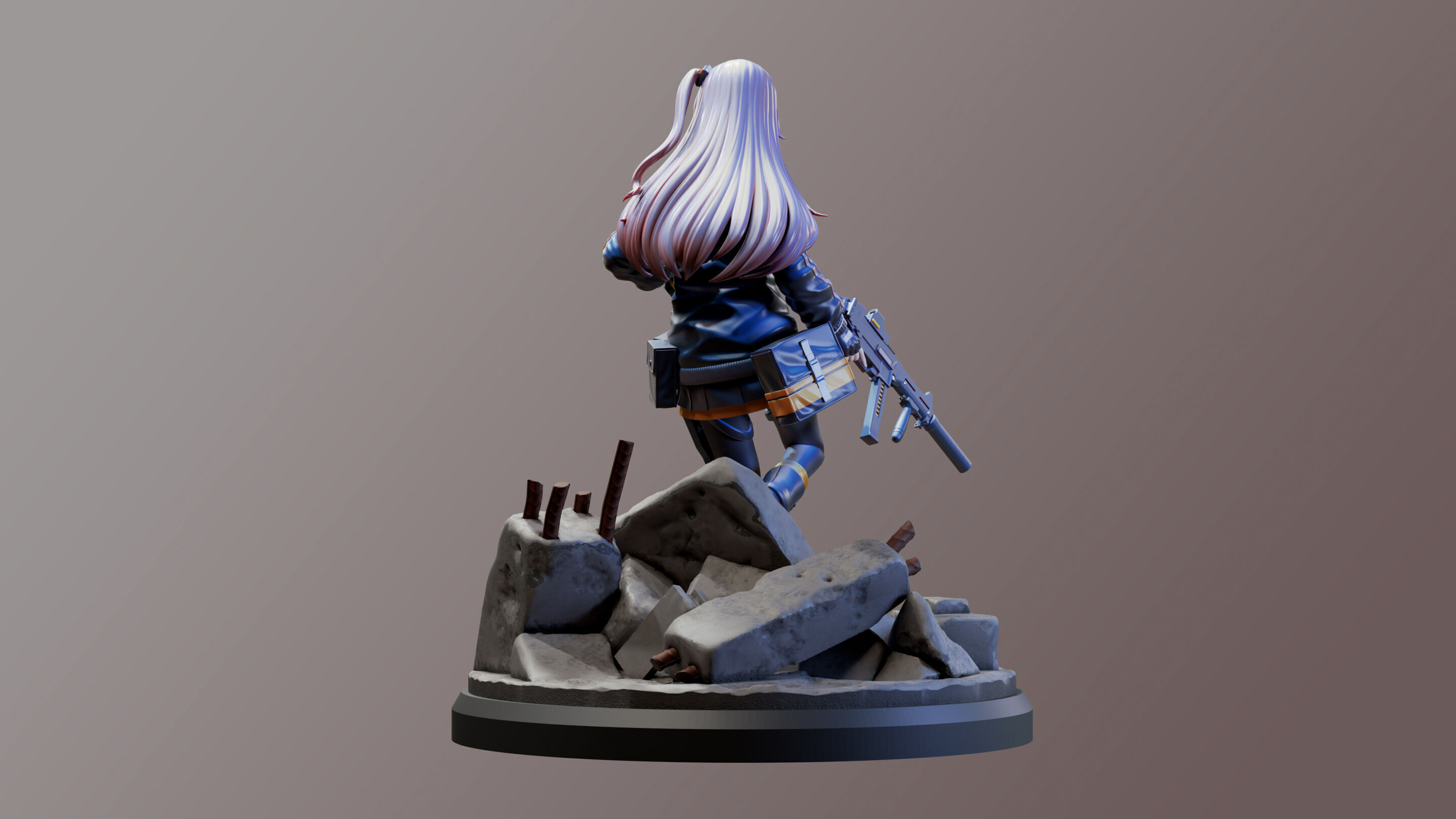 Ump45 - Girls Frontline 3D model 3D printable | CGTrader