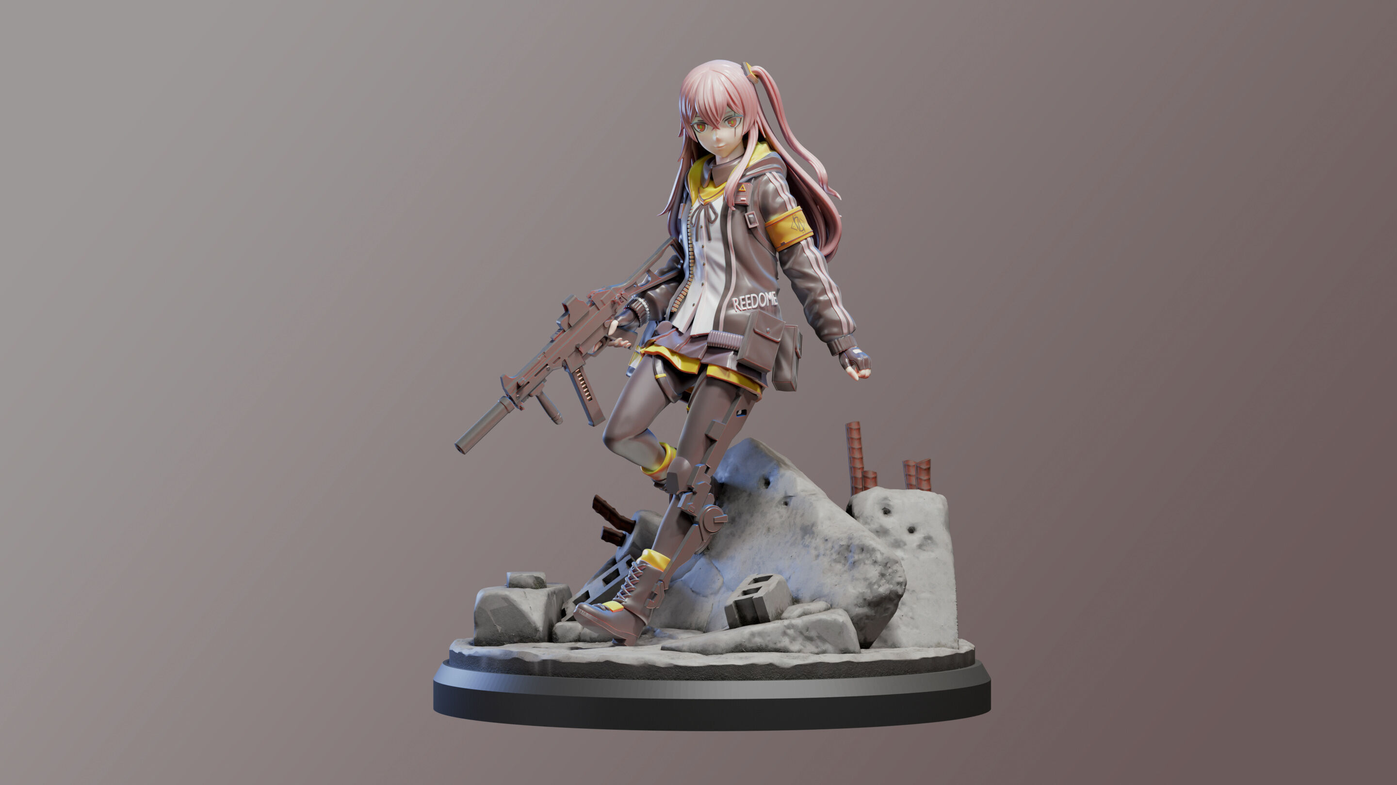 Ump45 - Girls Frontline 3D model 3D printable | CGTrader