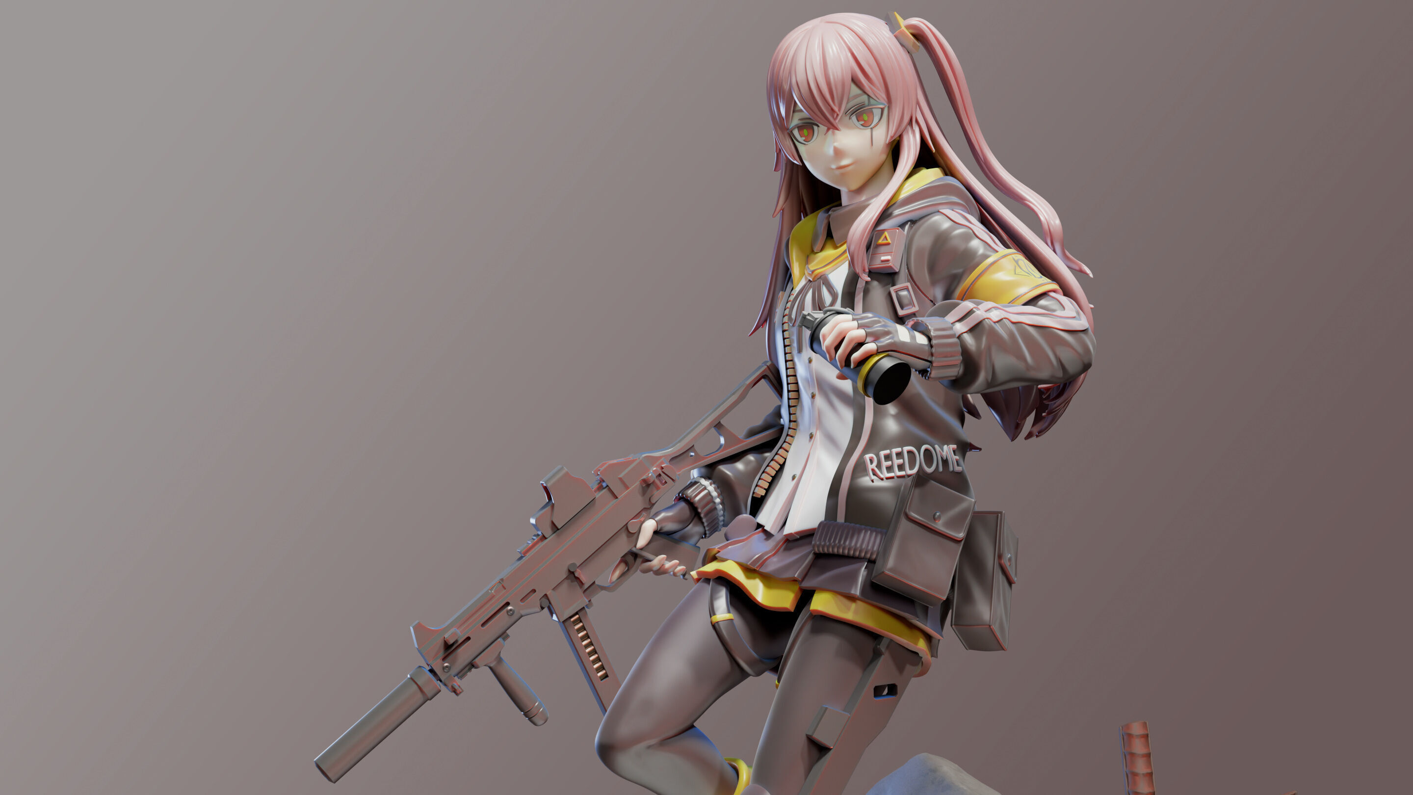 Ump45 - Girls Frontline 3D model 3D printable | CGTrader