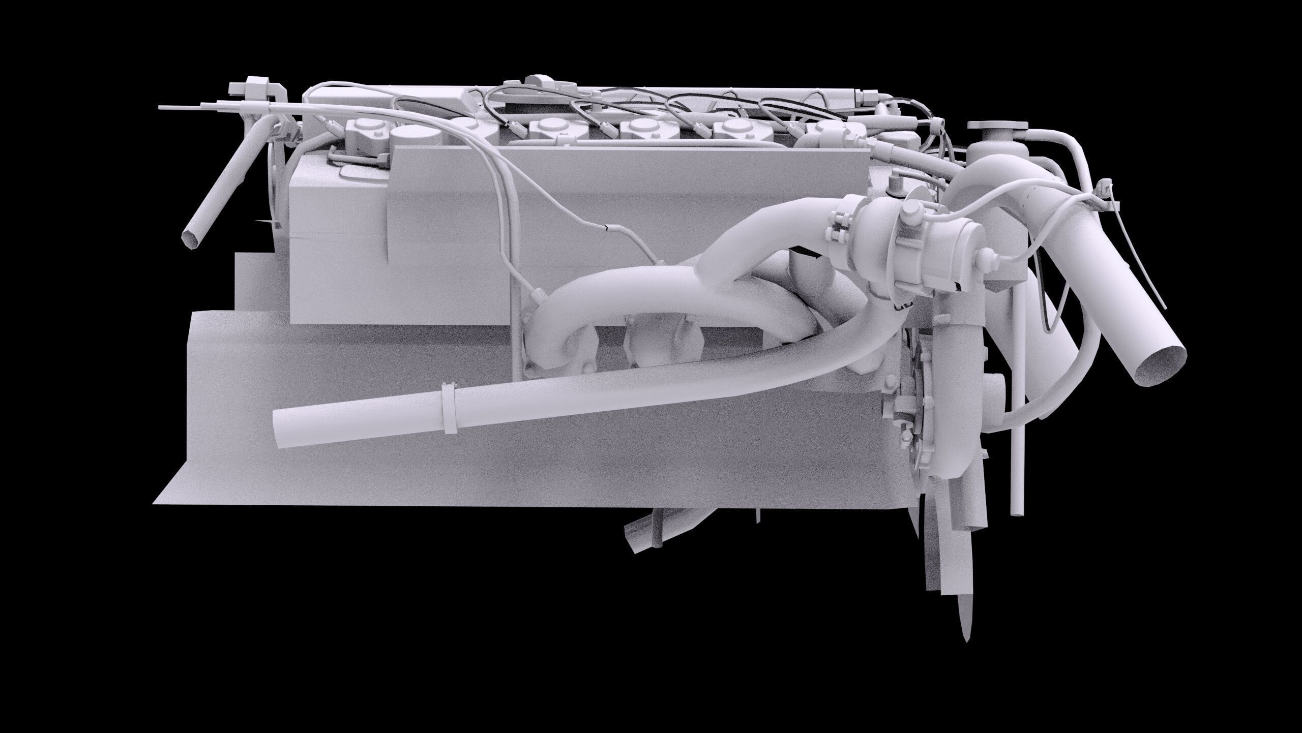 3D model B58 Toyota Supra Engine Greddy Tune VR / AR / low-poly | CGTrader