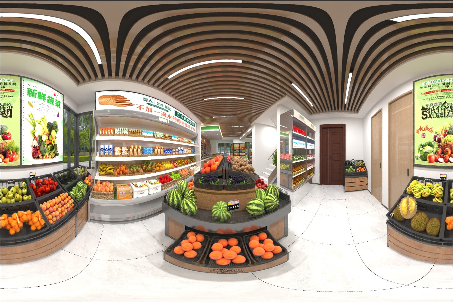 Modern Convenience Store 3D model | CGTrader