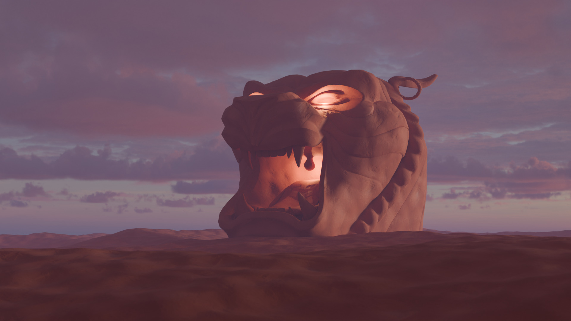 Arabian Nights - Aladdin Scene - Desert Tiger free 3D model | CGTrader
