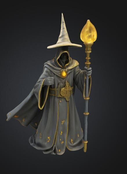 Wizard Chess Set - Wizard Chess Pieces - Wizard Game Chess Set 3D model ...