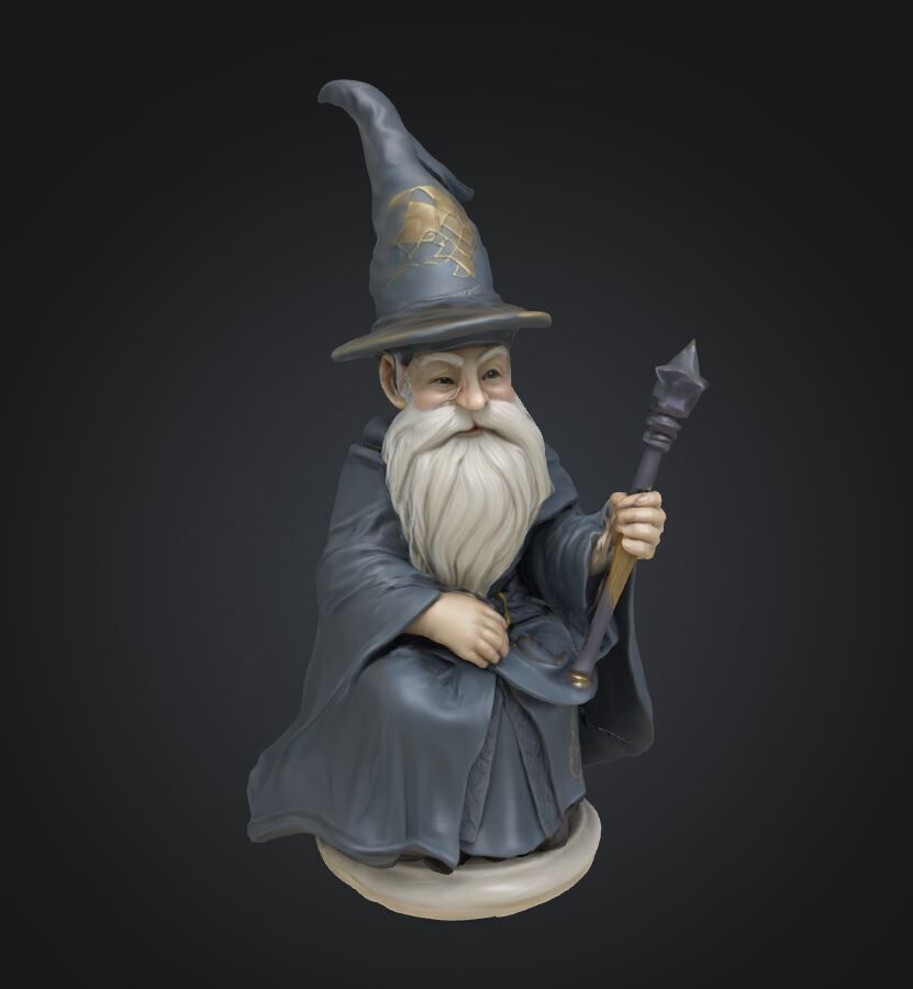 Wizard Chess Set - Wizard Chess Pieces - Wizard Game Chess Set 3D model ...