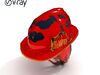 3D model Firefighter Helmet Model Pack with Realistic PBR Textures VR ...