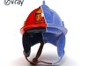 3D model Firefighter Helmet Model Pack with Realistic PBR Textures VR ...