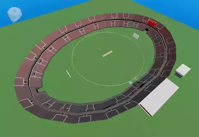 Cricket Stadium free 3D model 3D printable | CGTrader