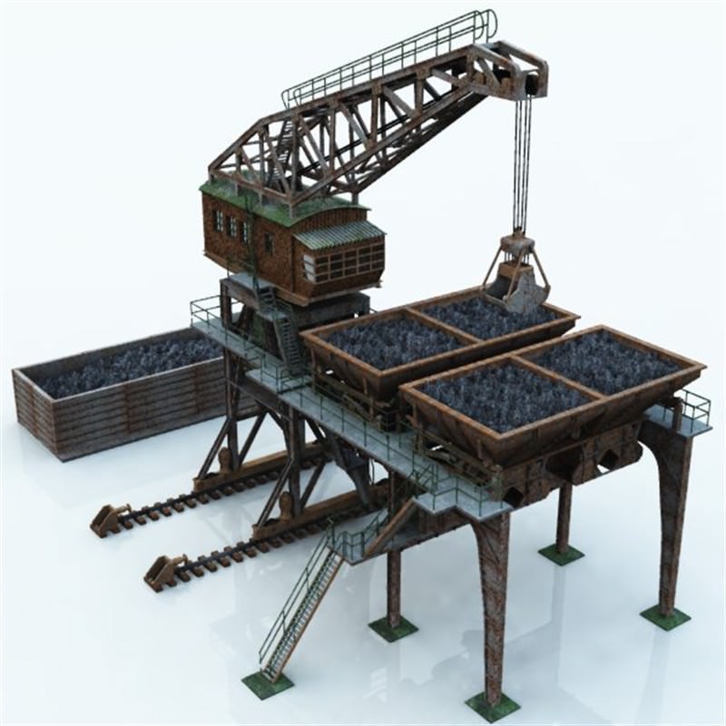 Coal Charger for 3D Studio Max 3D model | CGTrader