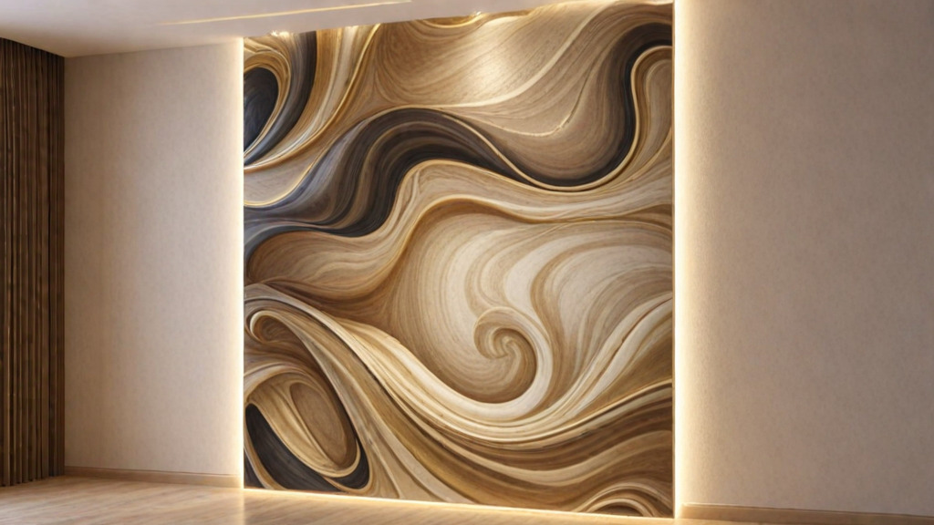 modern panel wall decor set relief stl mural CNC 191 3D model | CGTrader