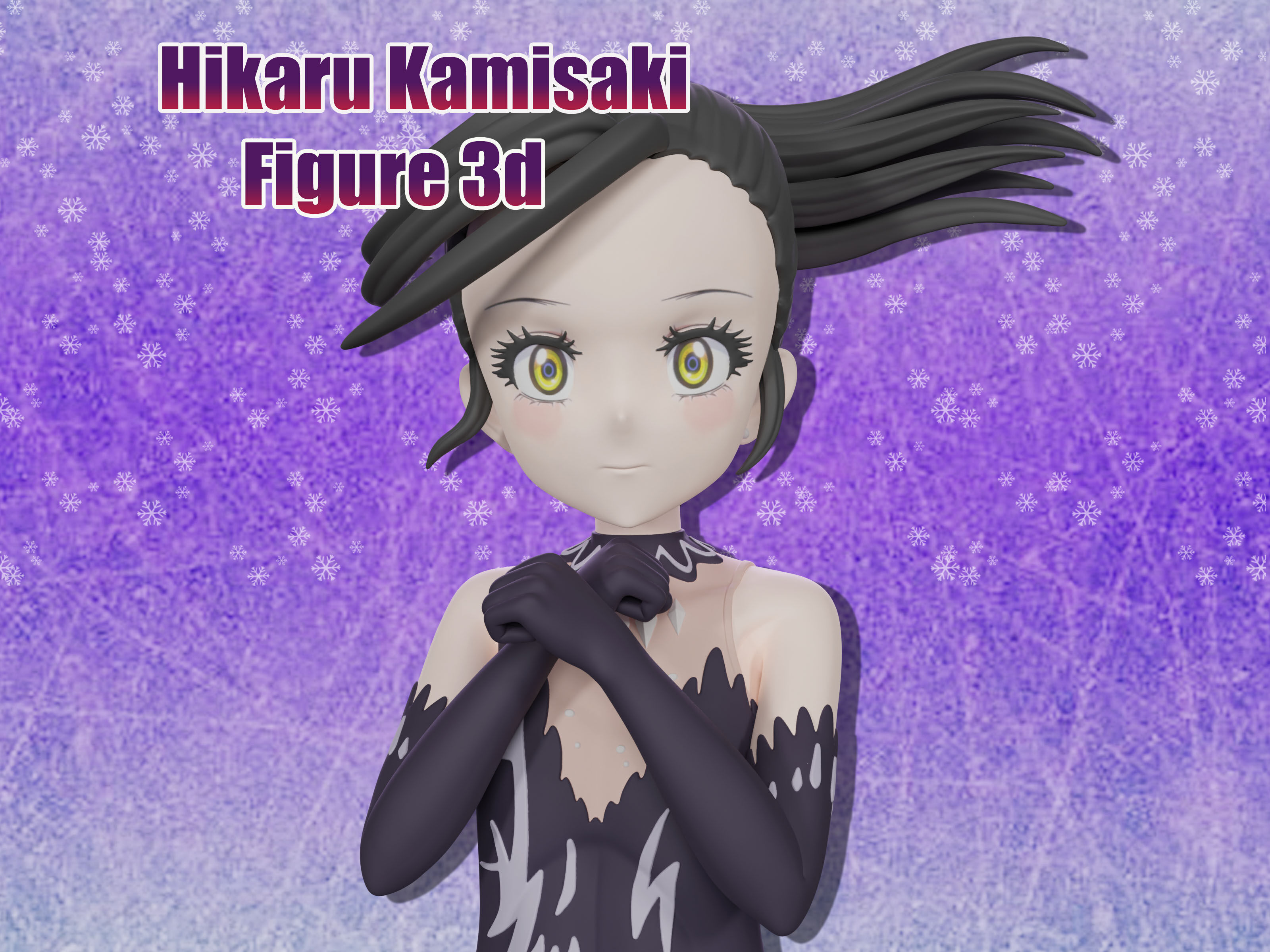Hikaru Kamisaki Medalist figure 3d 3D model 3D printable | CGTrader
