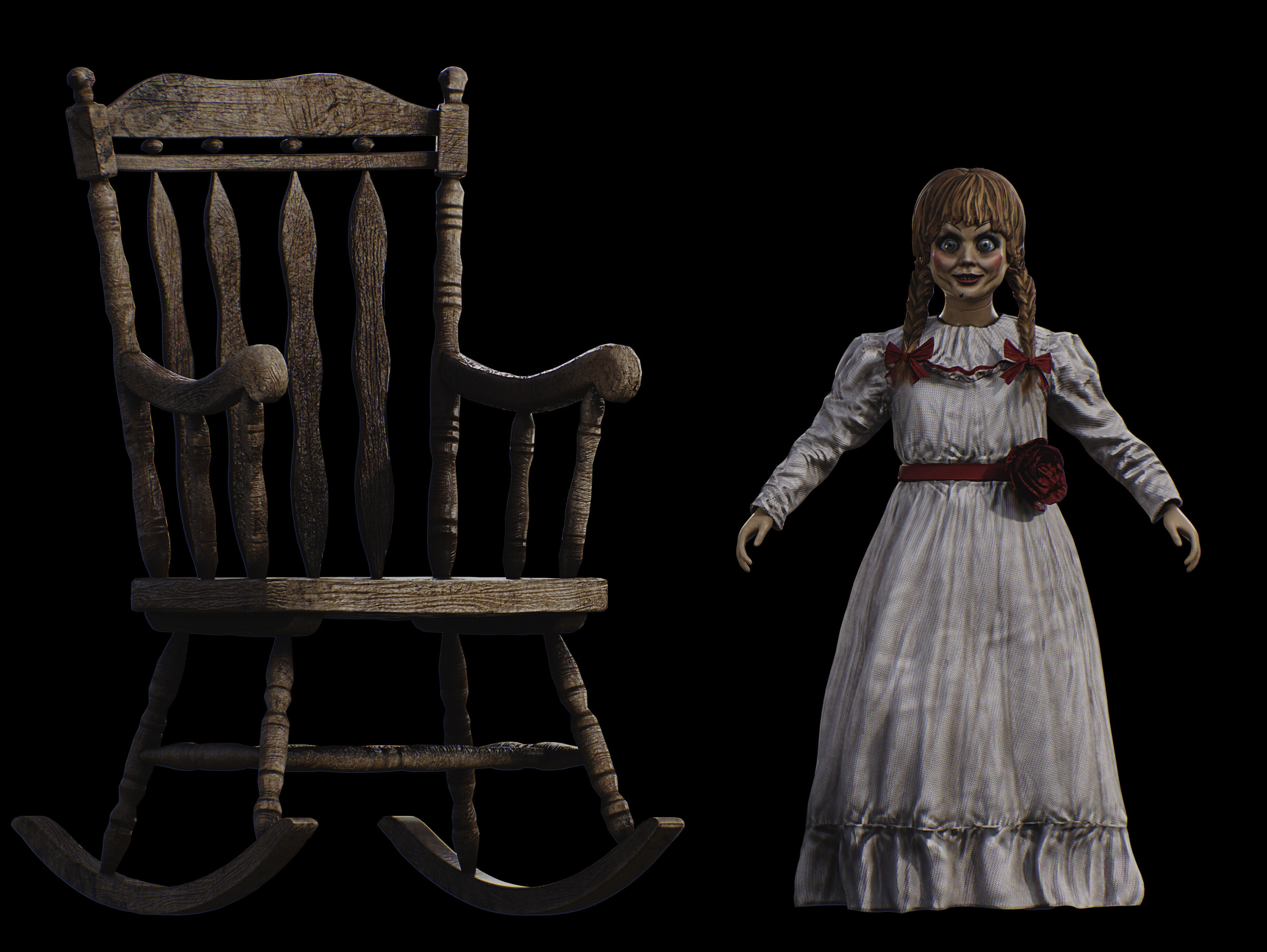 3D model Annabelle VR / AR / low-poly | CGTrader