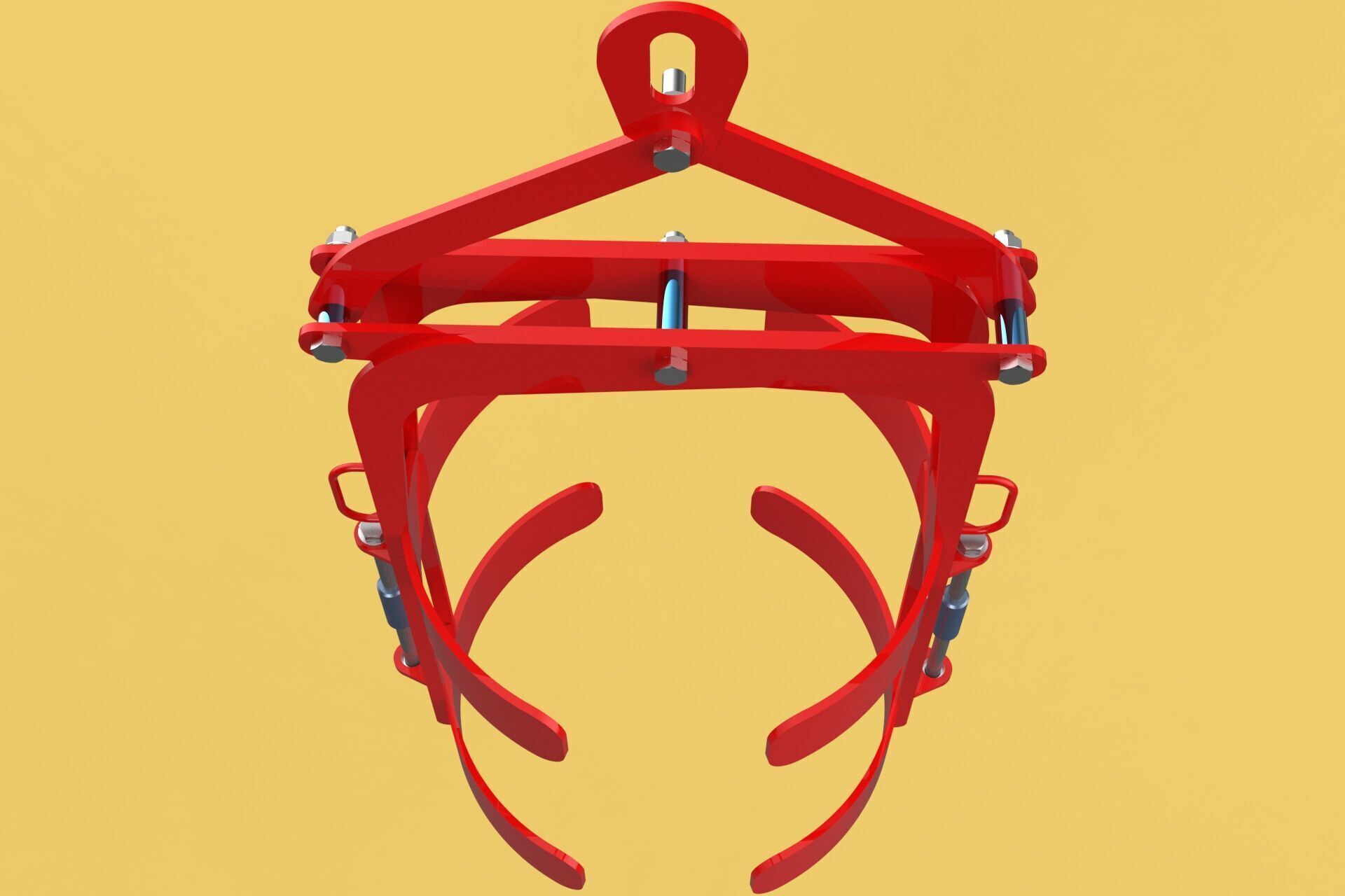 VERTICAL DRUM LIFTER TONGS SCISSOR GRIPPER LIFTING CLAMP GRAB 3D model ...