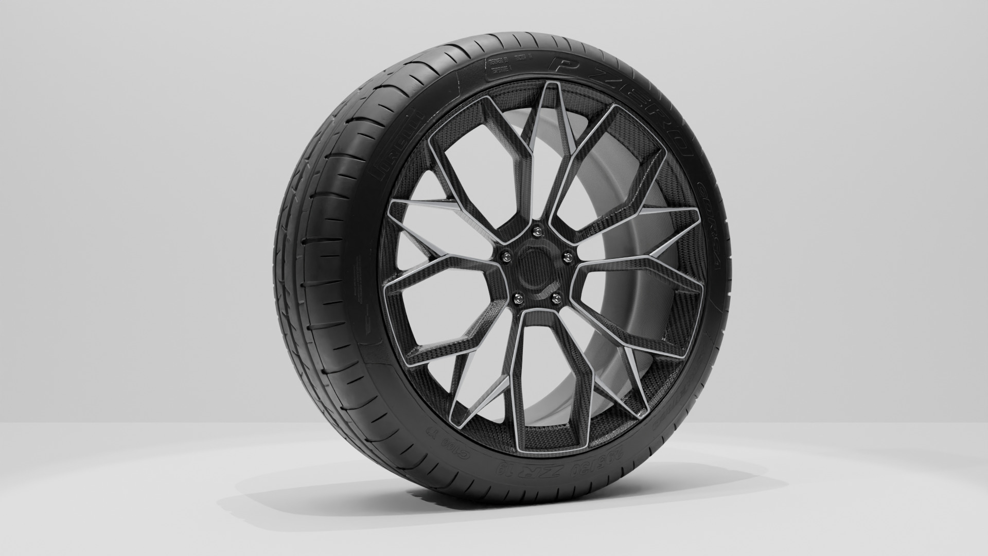 Carbon Fiber Hypercar Performance Wheel free 3D model | CGTrader