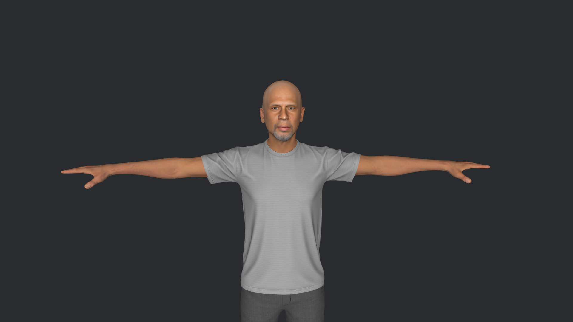 Kareem Abdul-Jabbar Realistic Full Body Rigged 3D Character 3D model ...