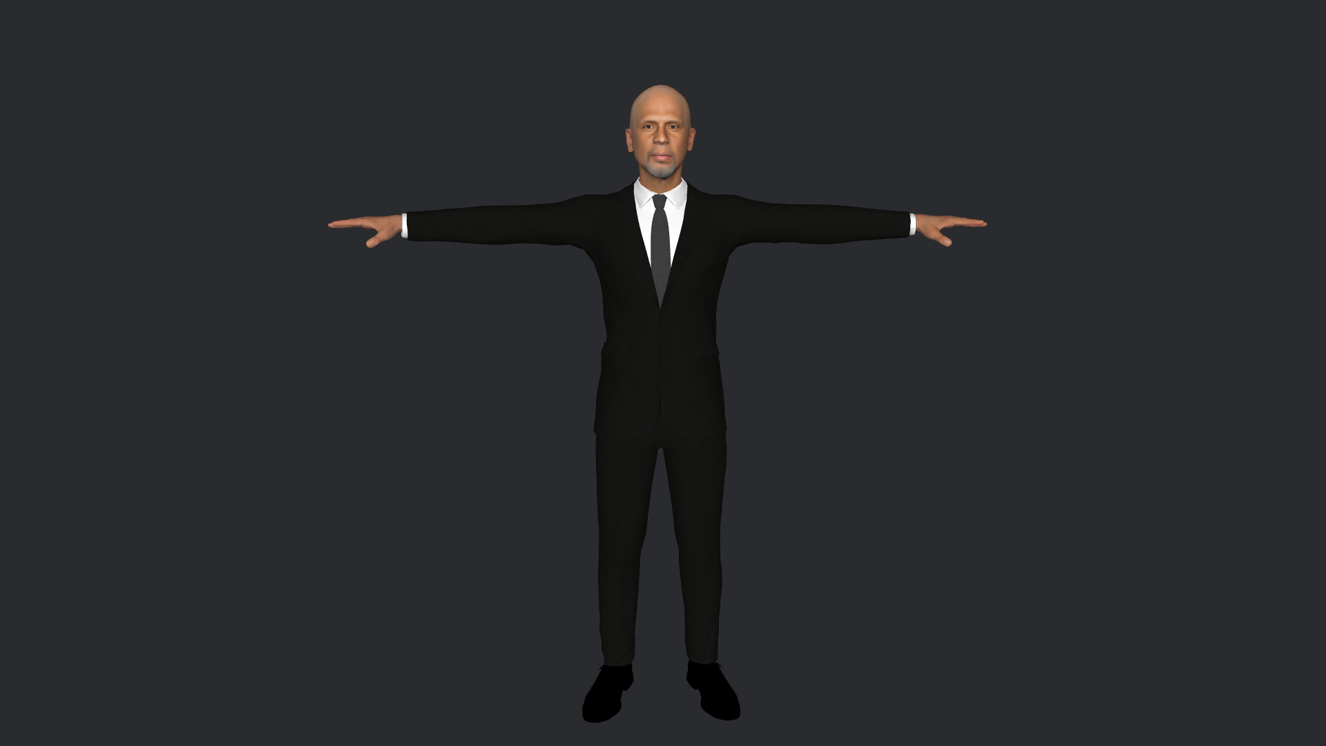 Kareem Abdul-Jabbar Realistic Full Body Rigged 3D Character 3D model ...