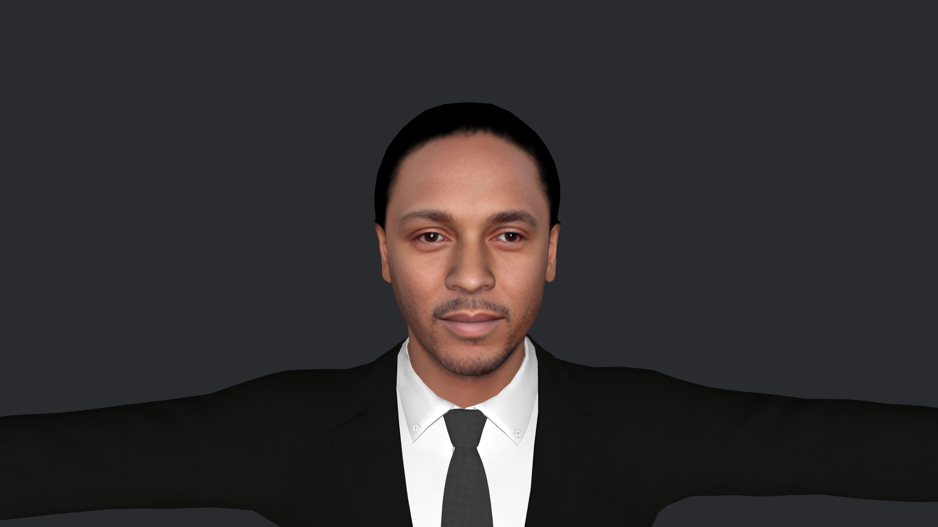 Kendrick Lamar Hyper Realistic Full Body Rigged 3D Character 3D model ...