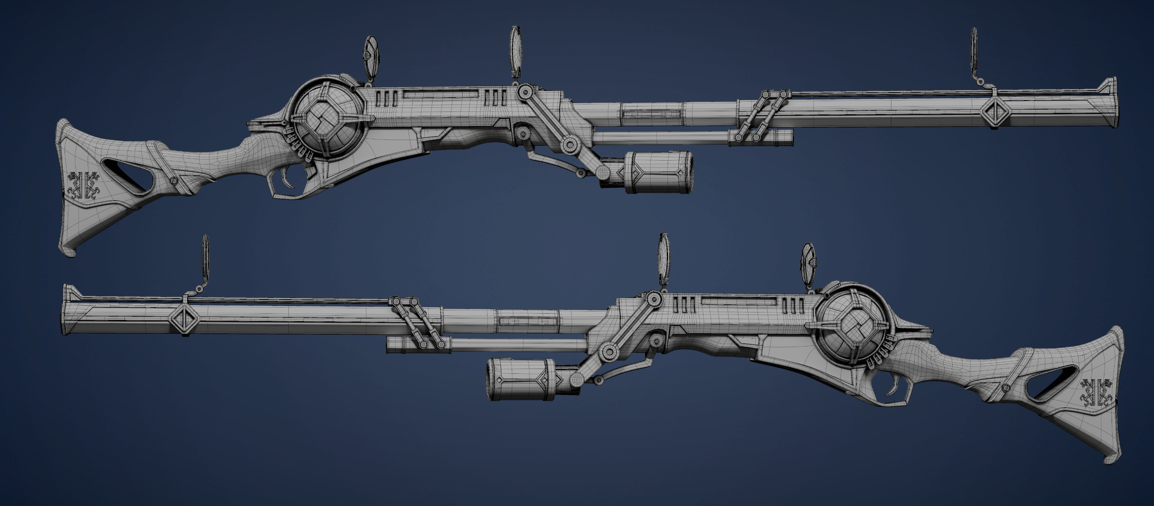 Caitlyn Sniper Rifle Arcane Season 2 3D Model 3D model 3D printable ...