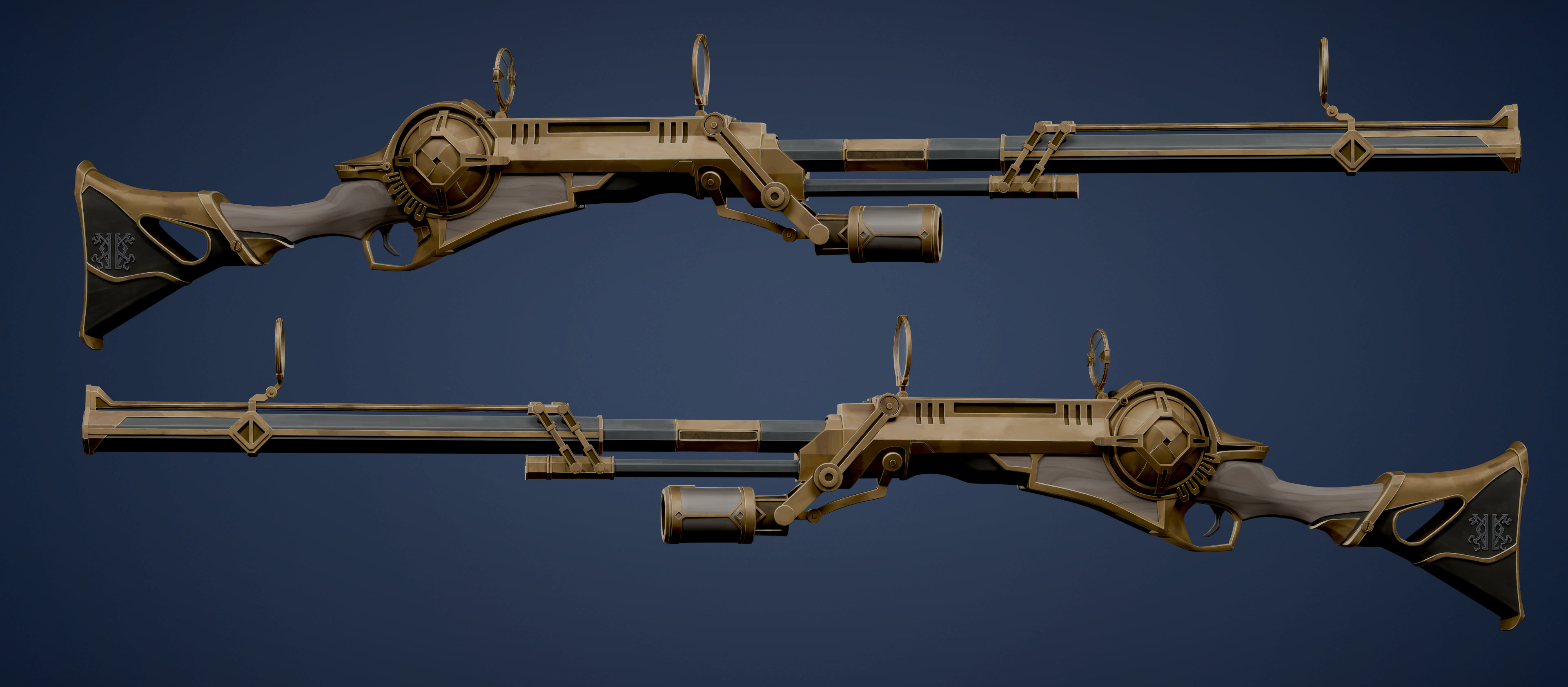 Caitlyn Sniper Rifle Arcane Season 2 3D Model 3D model 3D printable ...