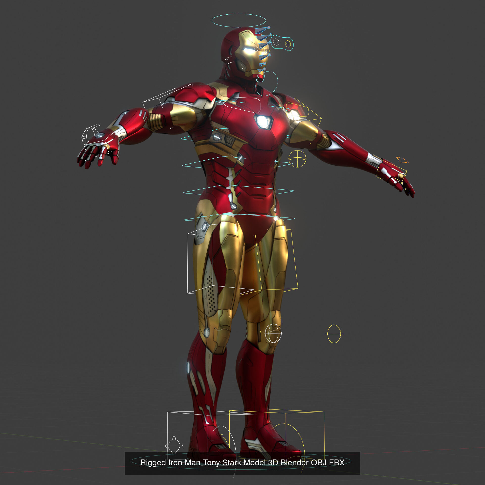 Marvel Superheroes 3D Model Collection Rigged PBR Characters VR / AR ...