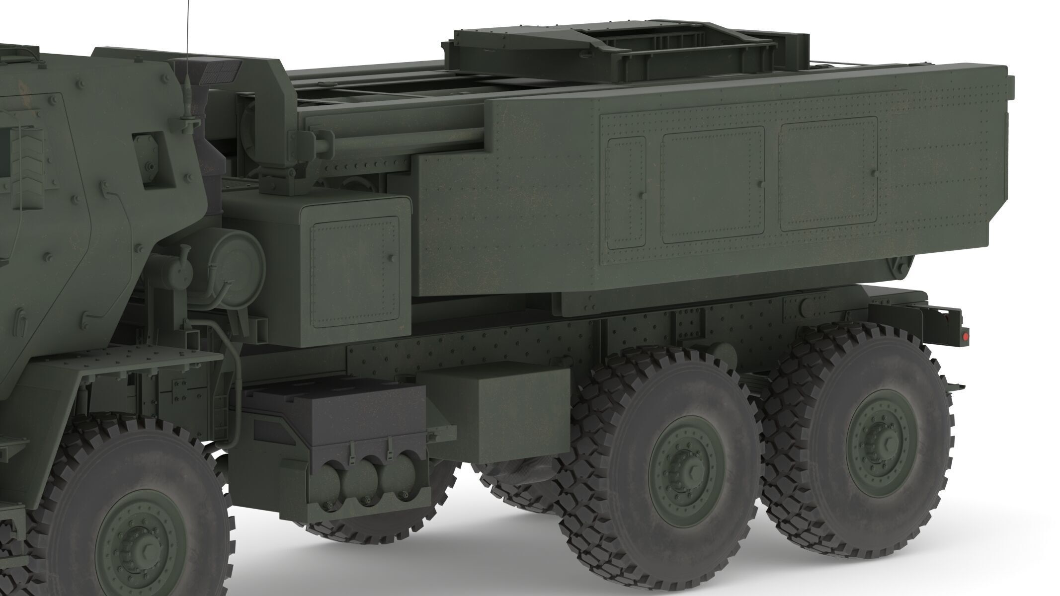 M142 High Mobility Artillery Rocket System HIMARS PBR Texture 3D model | CGTrader