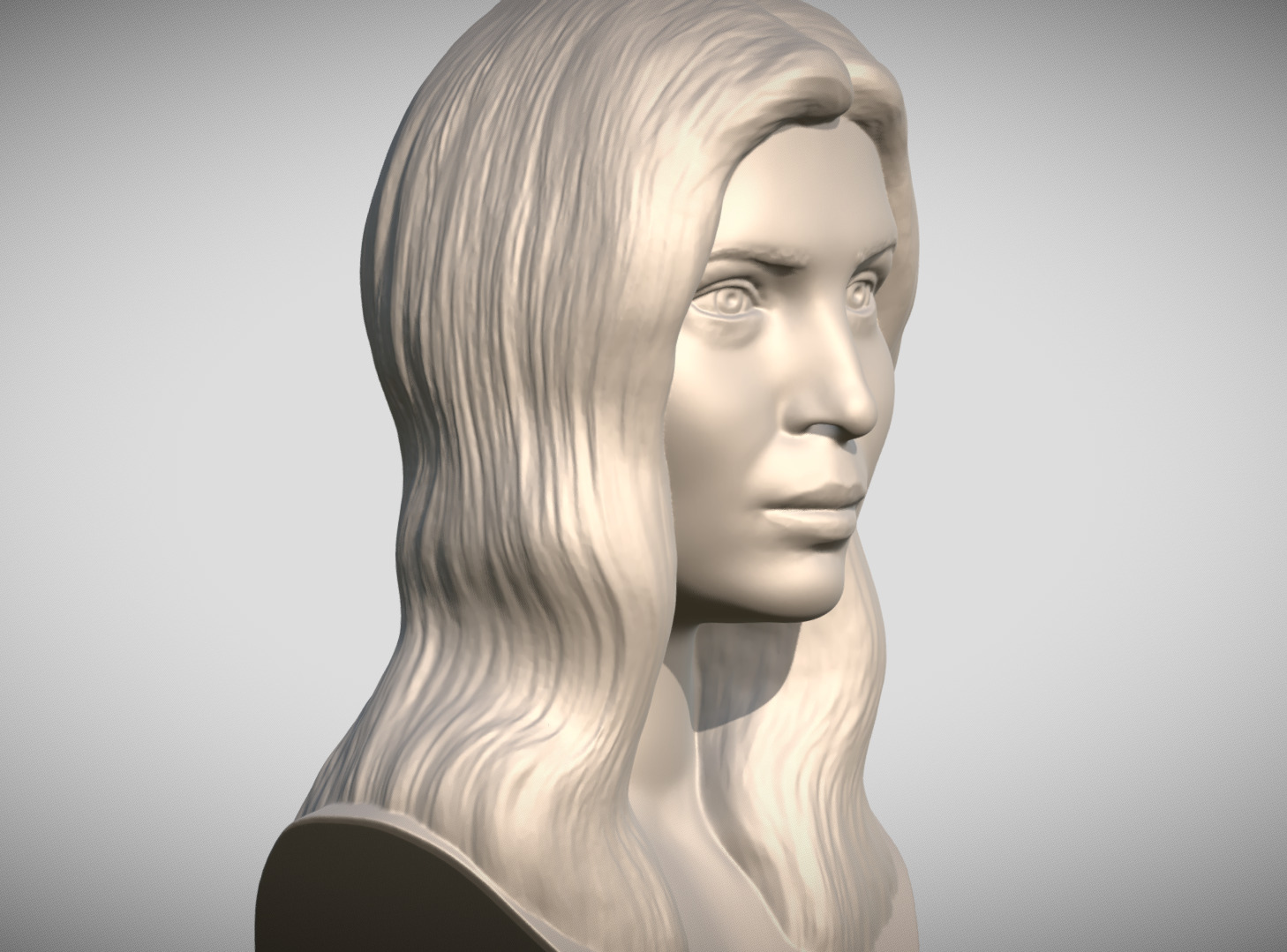 Ivanka Trump bust 3D model 3D printable | CGTrader