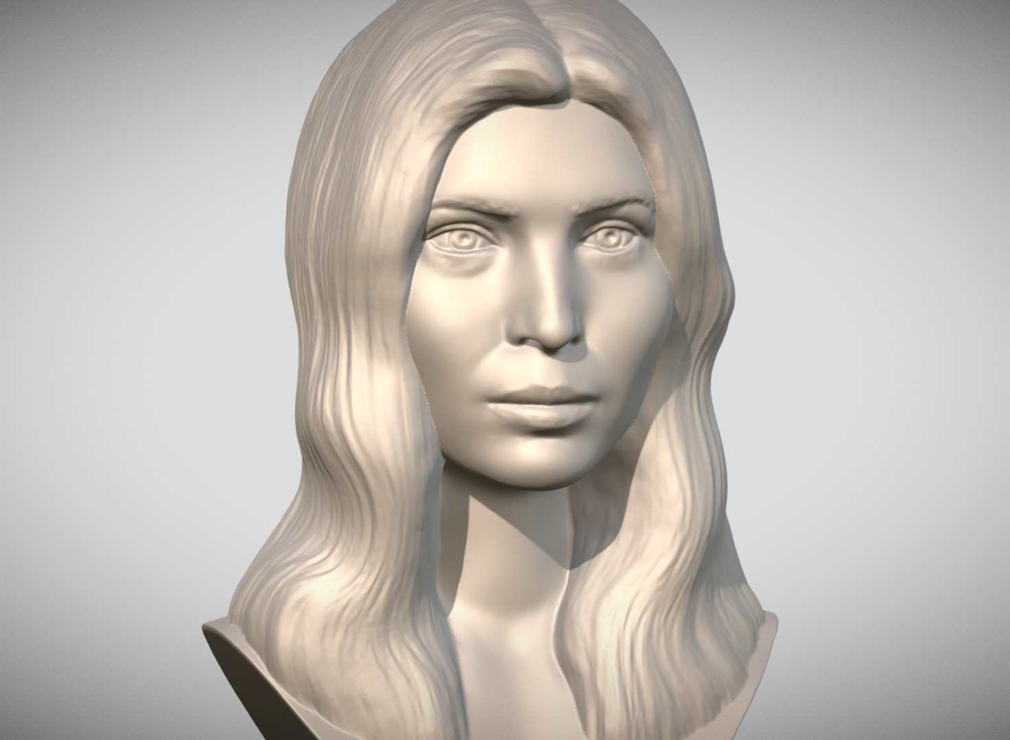Ivanka Trump bust 3D model 3D printable | CGTrader