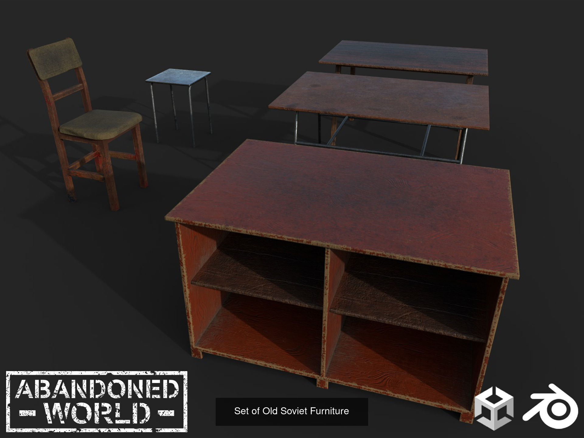 3D Model Collection Modular Mini Bunker VR / AR / low-poly | CGTrader